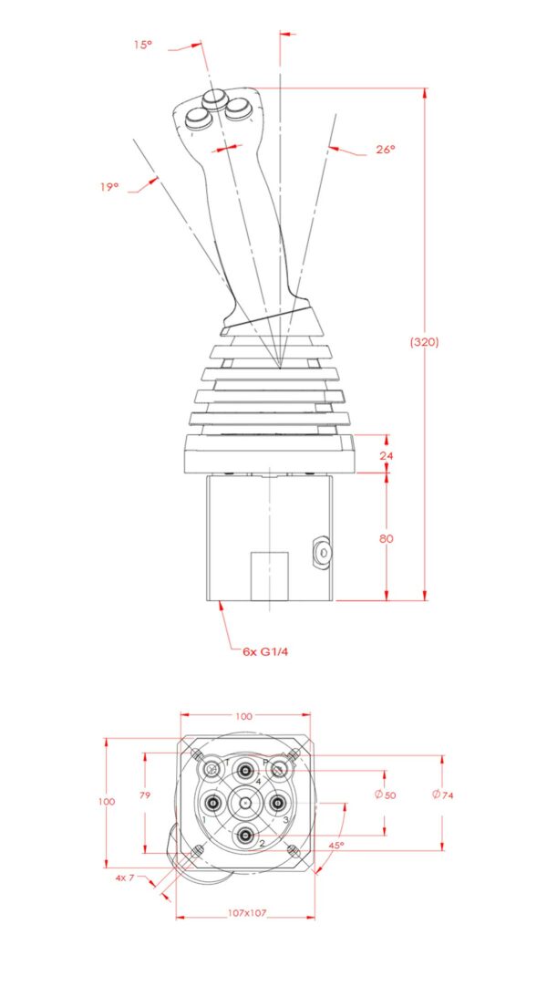 Jsh Hydraulic Joysticks Qp Hydraulics